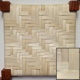 Flat Reed with Herringbone Cane Pattern – Fancy Weave